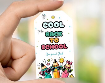 Editable Back to School Gift Tags Classroom Welcome Back Happy First ...