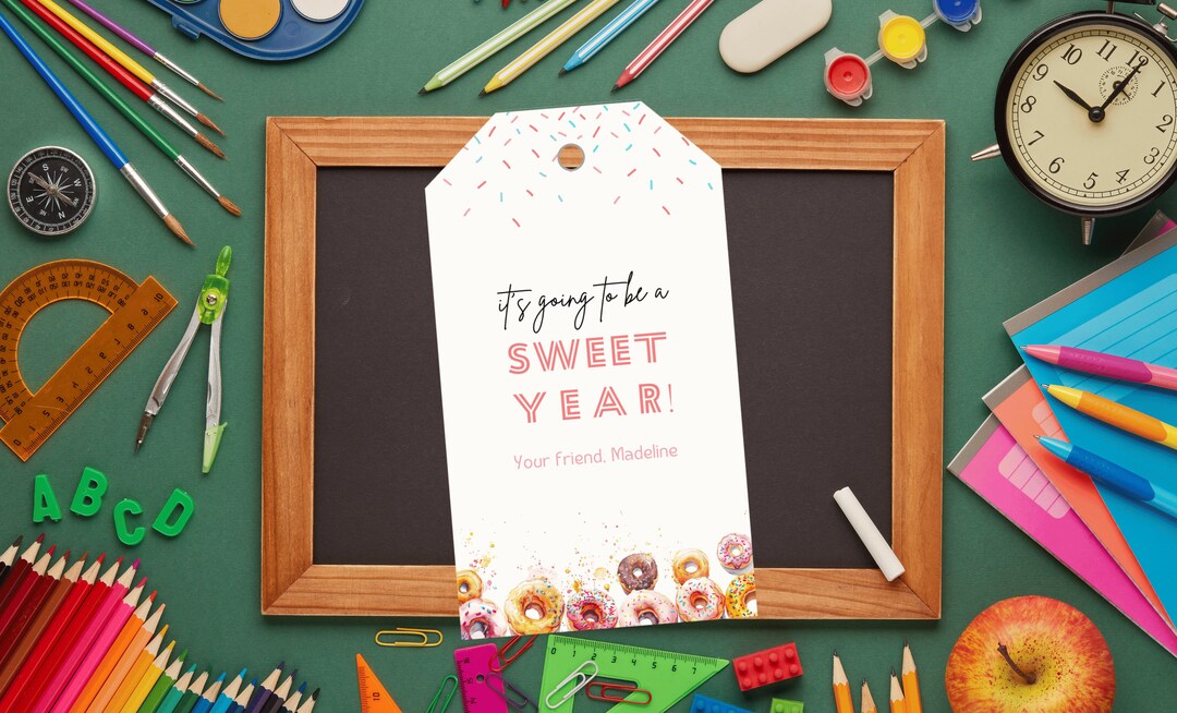 Editable Back to School Favor Tag Teacher Appreciation Gift Tag Kids ...