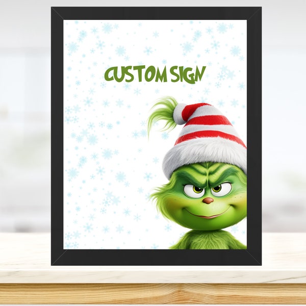 Grinch Custom - Etsy