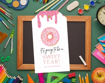 Editable Back to School Favor Tag Teacher Appreciation Gift Tag Kids ...