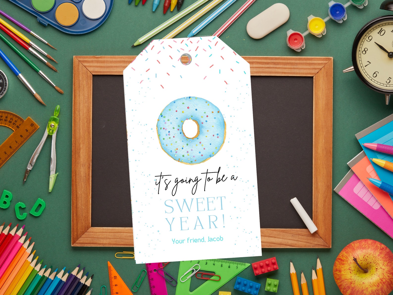 Editable Back to School Favor Tag Teacher Appreciation Gift Tag Kids ...