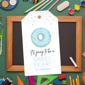 Editable Back to School Favor Tag Teacher Appreciation Gift Tag Kids ...