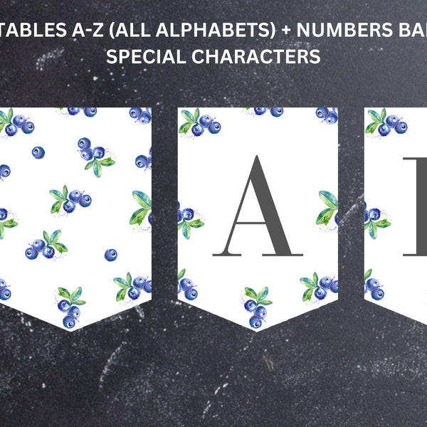 Blueberry Birthday - Etsy