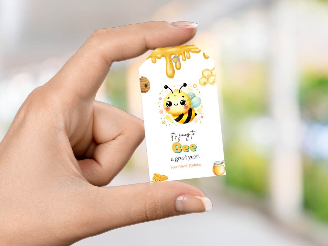 Editable Back to School Treat Tags Classroom Bee a Great Year First Day ...