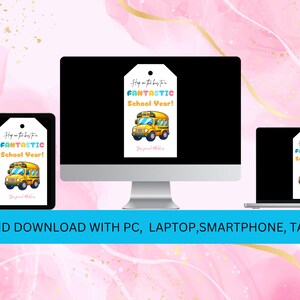 Editable Back to School Gift Tags, Classroom Welcome Back Happy First ...