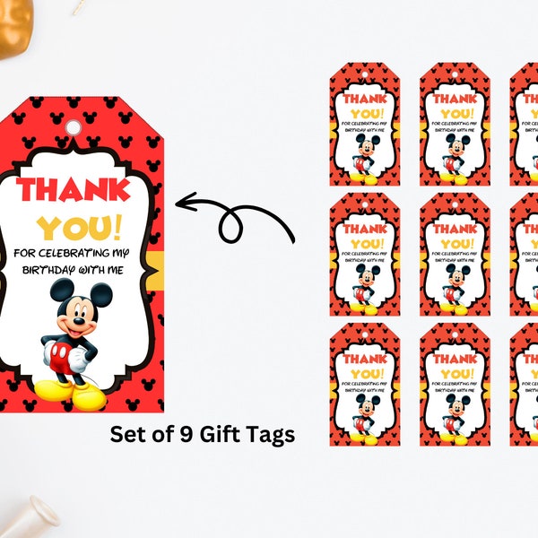 Mickey Clubhouse Tags - Etsy