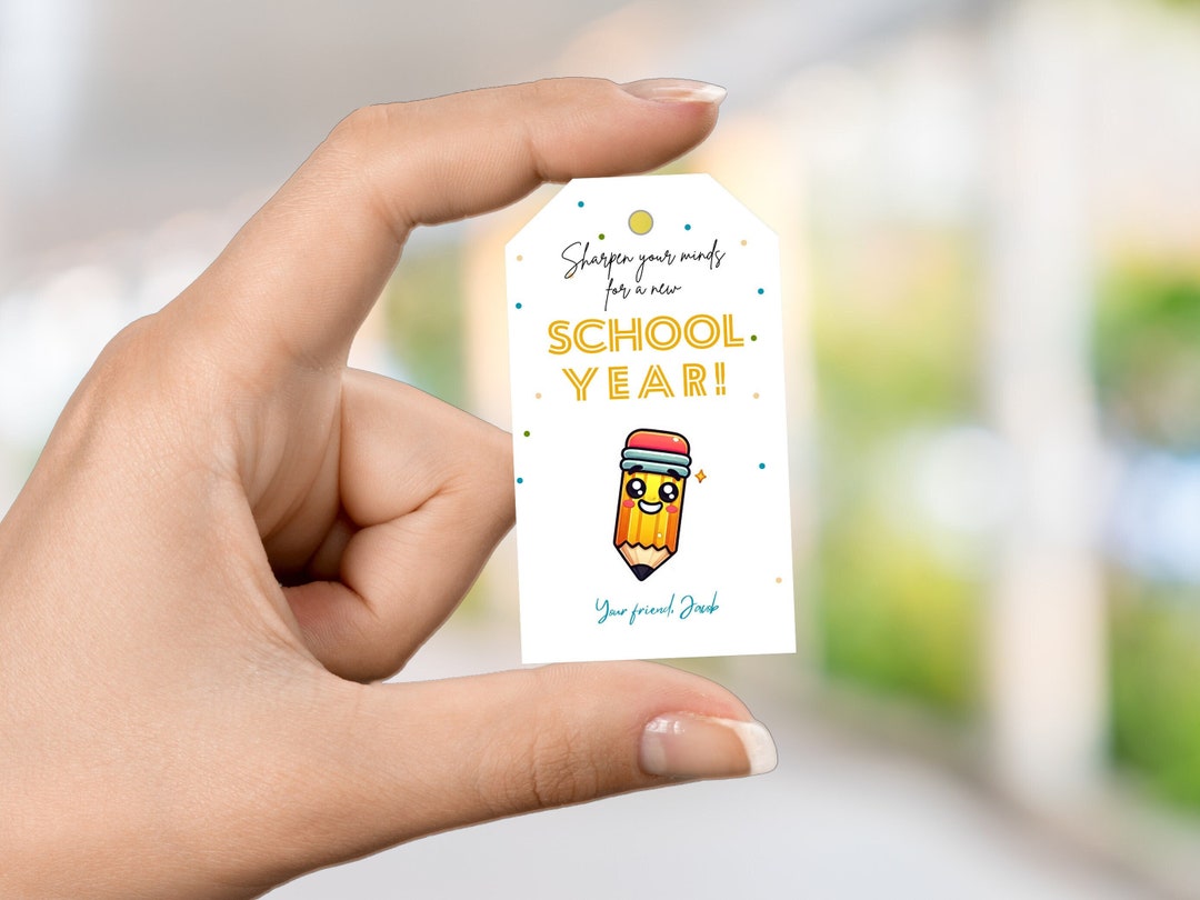 Editable Back to School Gift Tags, Classroom Welcome Back Happy First ...