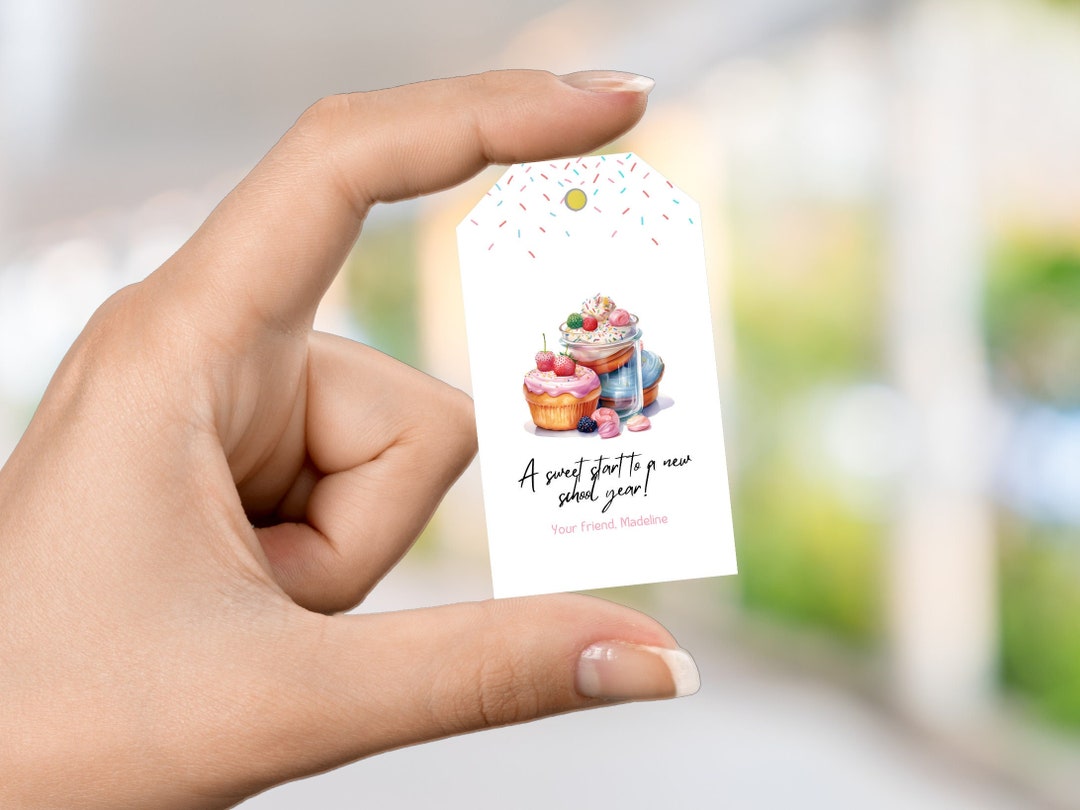 Editable Back to School Favor Tag Teacher Appreciation Gift Tag Kids ...
