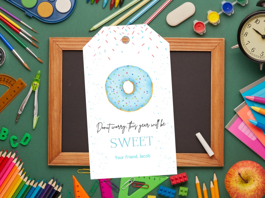 Editable Back to School Favor Tag Teacher Appreciation Gift Tag Kids ...