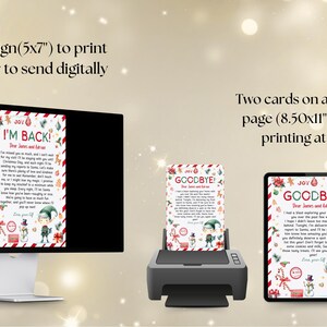 Editable Elf Arrival Letter Return Letter Christmas Elf I'm Back Elf ...