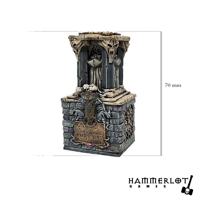 Cemetery Mausoleum, Statue, Grave Tombstone D&D Terrain Wargaming, Dnd ...