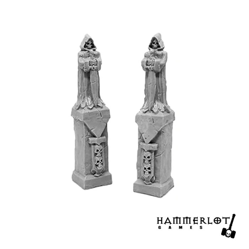 Cemetery Column Statue, Angel Tomb. Tombstone D&D, Wargaming, Dnd ...