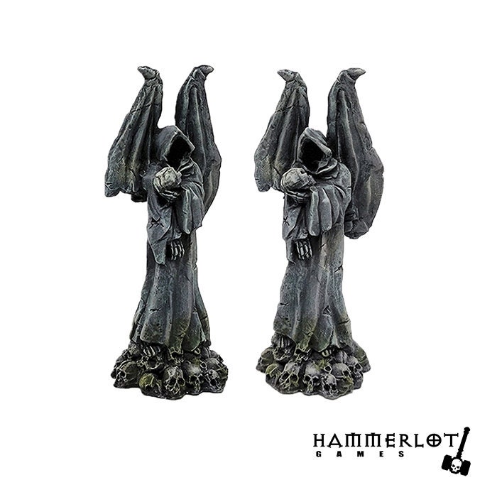 Angel Statue Cemetery, Grave, Headstone. D&D Terrain Wargaming, Dnd ...