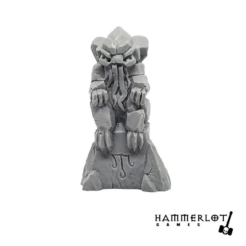 Cthulhu Idol Statue 28mm 32mm Dnd Models Elder Sign D&D - Etsy