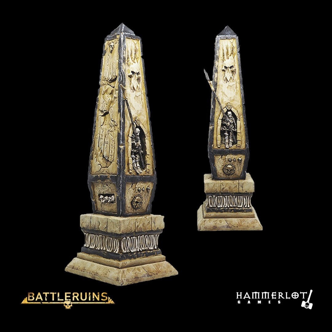 Obelisk Scenery Dnd Wargames Terrain Miniatures Dungeons & Dragons RPG ...