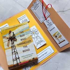 The Boy Who Harnessed the Wind Novel-themed Lapbook Kit - Etsy