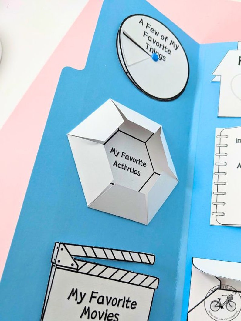 All About Me - Child's Lapbook Kit - Etsy