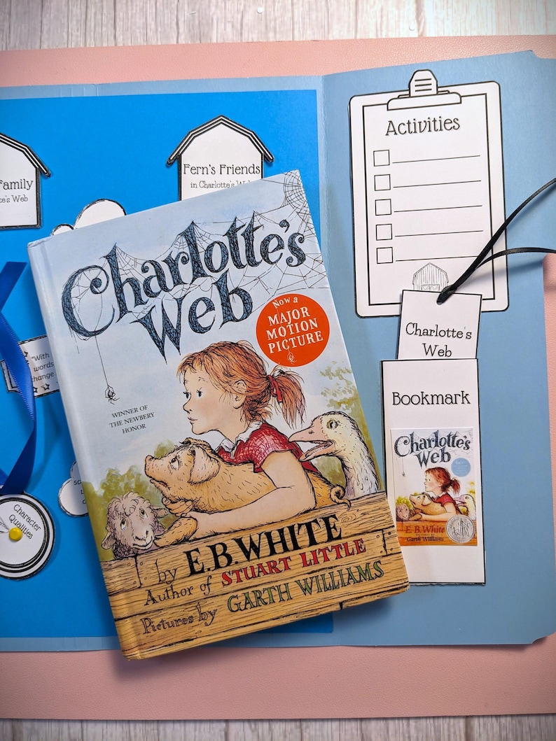 Charlotte's Web Lapbook Kit: Novel Study - Etsy
