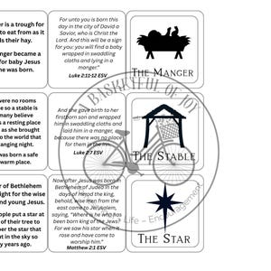 The Nativity Story - Lapbook Kit Christmas Jesus Birthday - Etsy