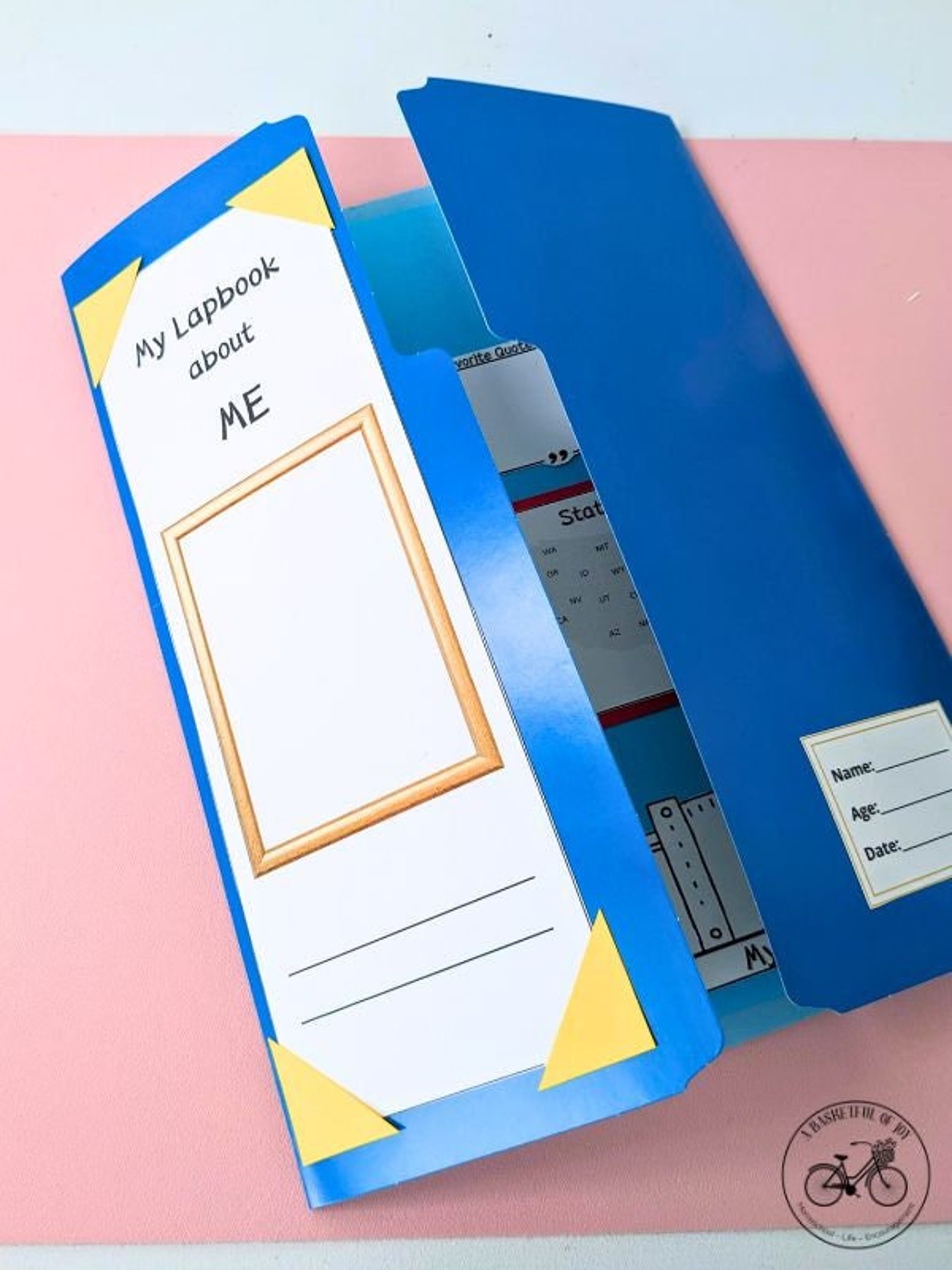 All About Me - Child's Lapbook Kit - Etsy