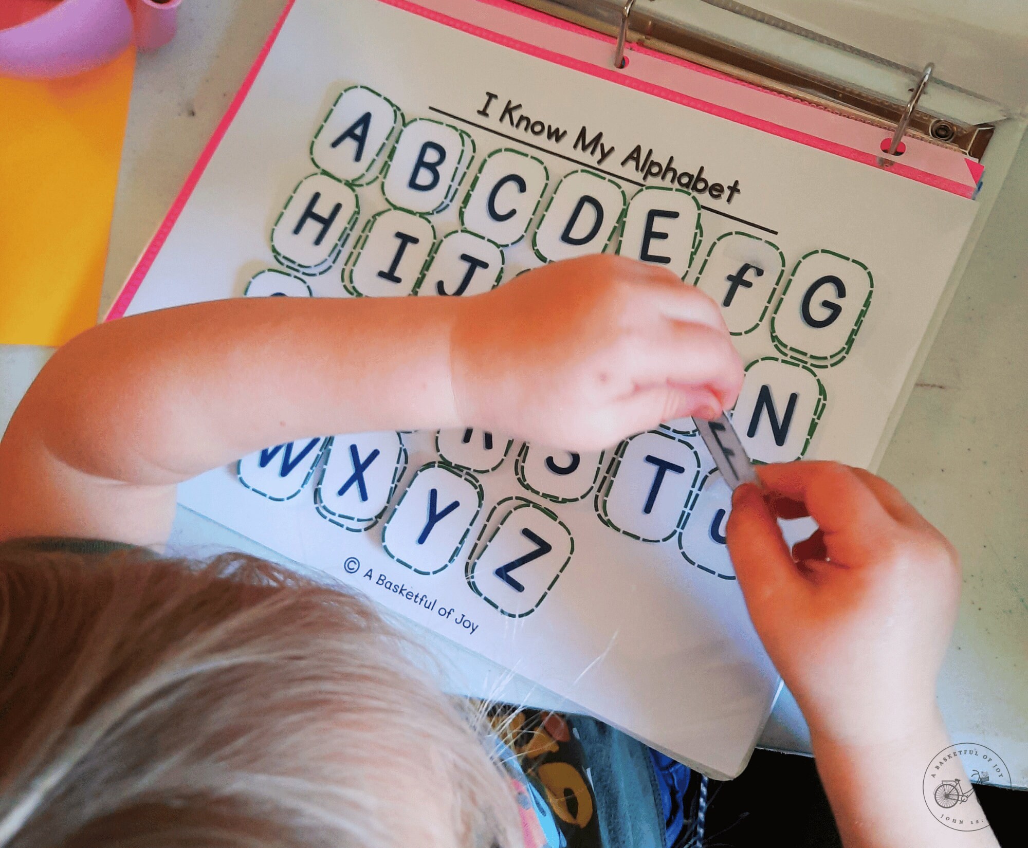 Preschool Alphabet Lowercase Match - Preschool Binder Activity - Etsy