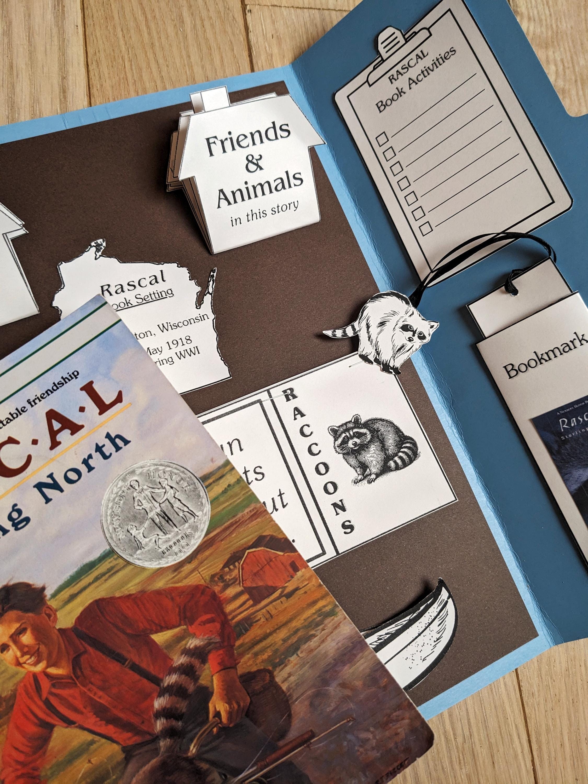RASCAL Novel-Themed Lapbook Kit - Etsy.de