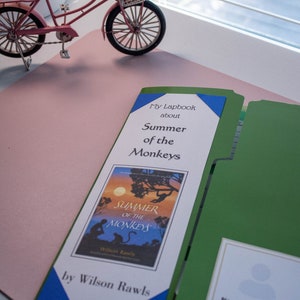 Lapbook Kit ADD ON Summer of the Monkeys Novel-themed Elements - Etsy