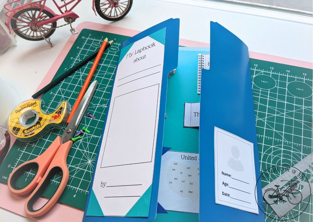 Novel-themed Lapbook Kit - Flipbook Elements for Lapbooks - Etsy