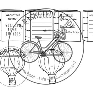 The Twenty-one Balloons Novel-themed Lapbook Kit - Etsy