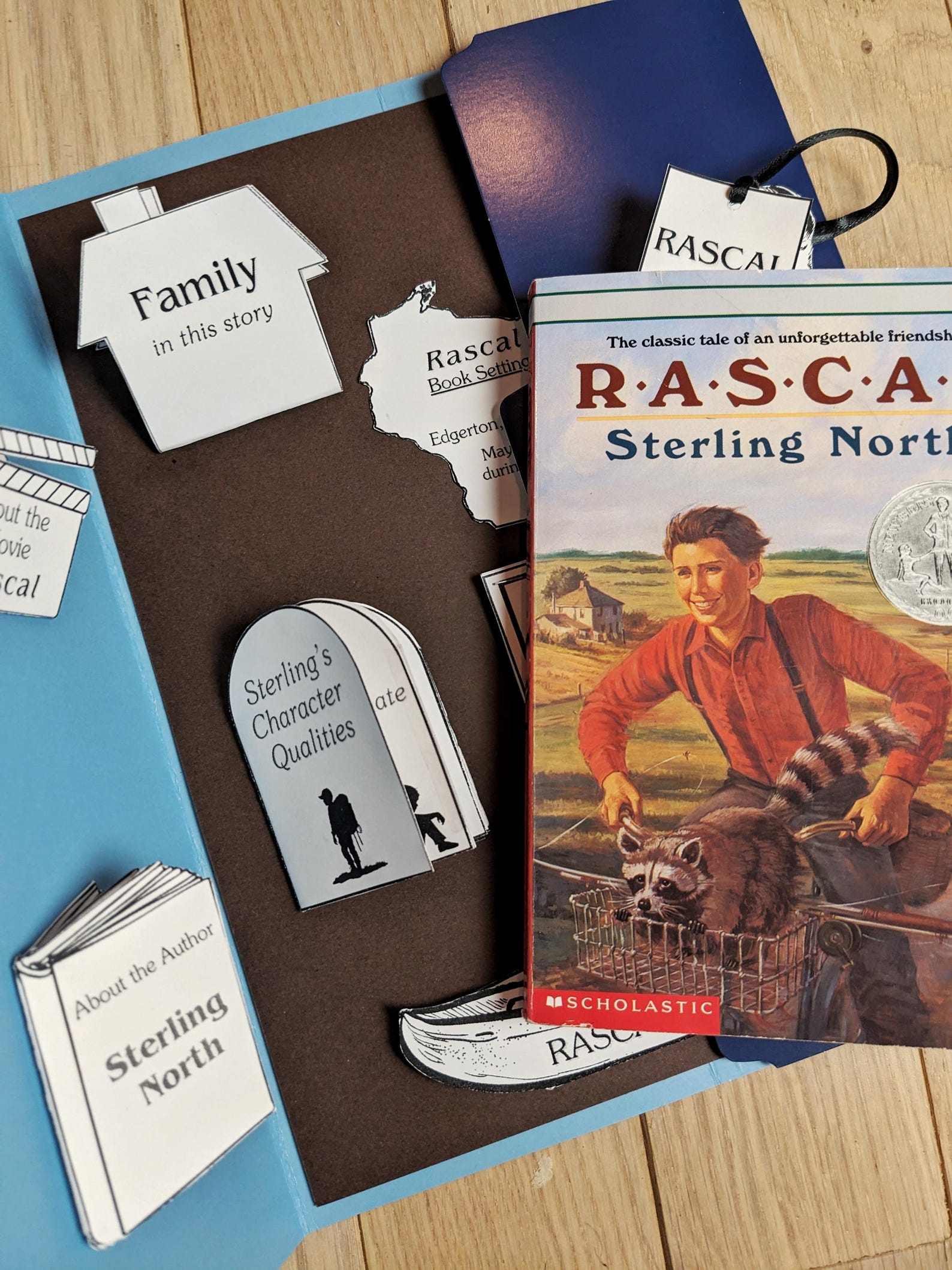 RASCAL Novel-Themed Lapbook Kit - Etsy.de