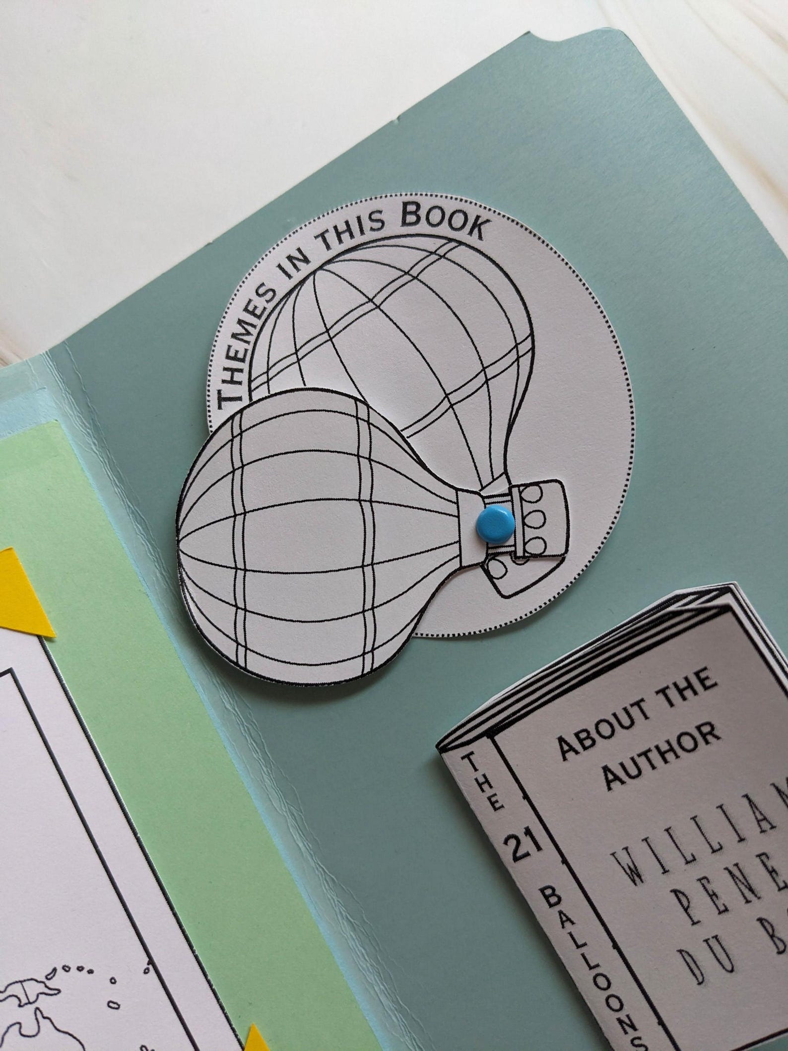 The Twenty-one Balloons Novel-themed Lapbook Kit - Etsy