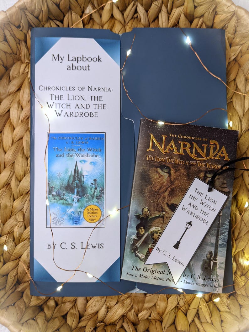 Narnia - the Lion the Witch and the Wardrobe Novel-themed Lapbook Kit ...