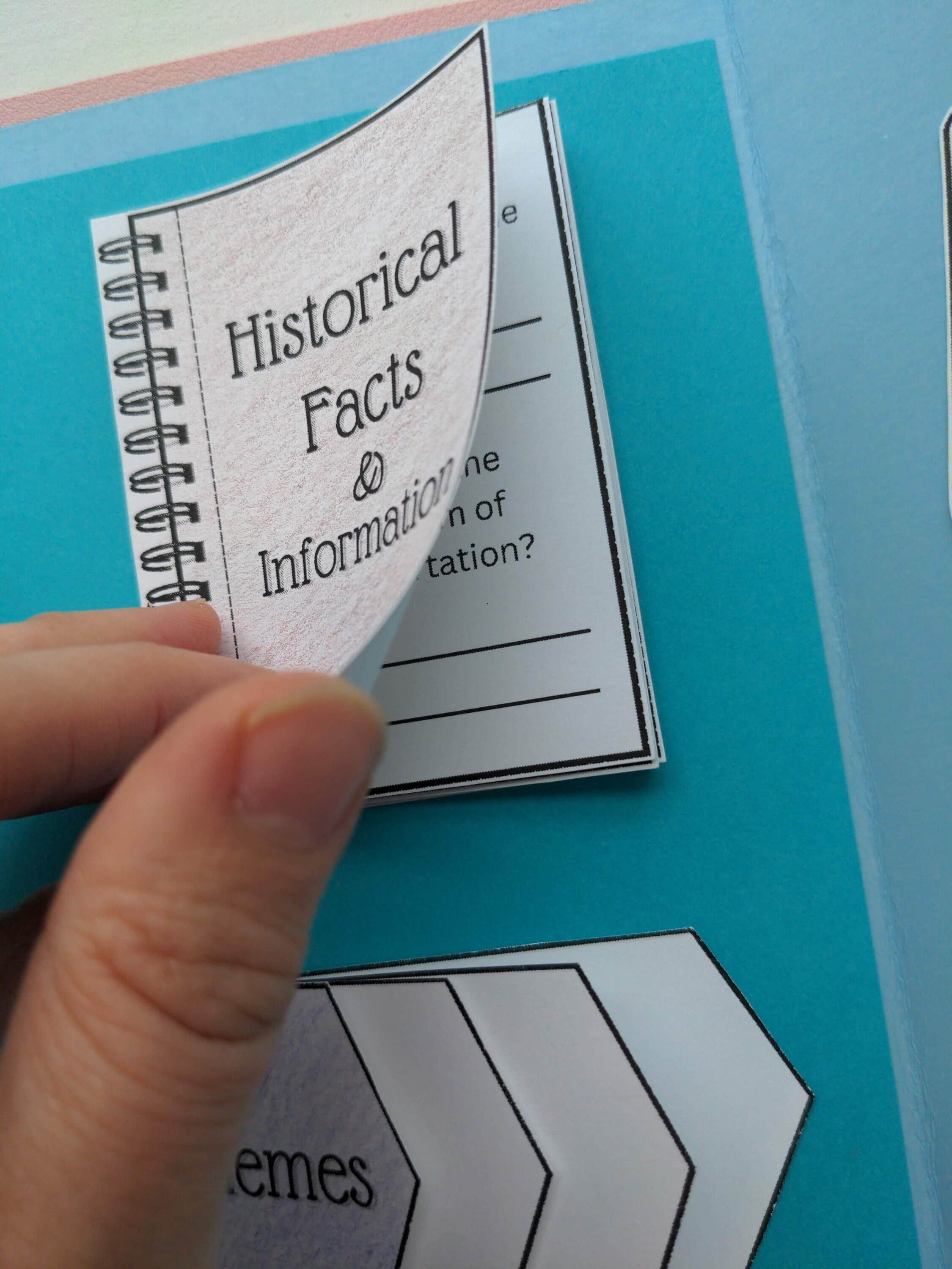 Novel-themed Lapbook Kit - Flipbook Elements for Lapbooks - Etsy