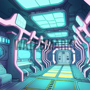 5 Space Station Stream Background Assets Perfect for Any V-tuber ...