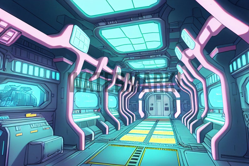 5 Space Station Stream Background Assets Perfect for Any - Etsy