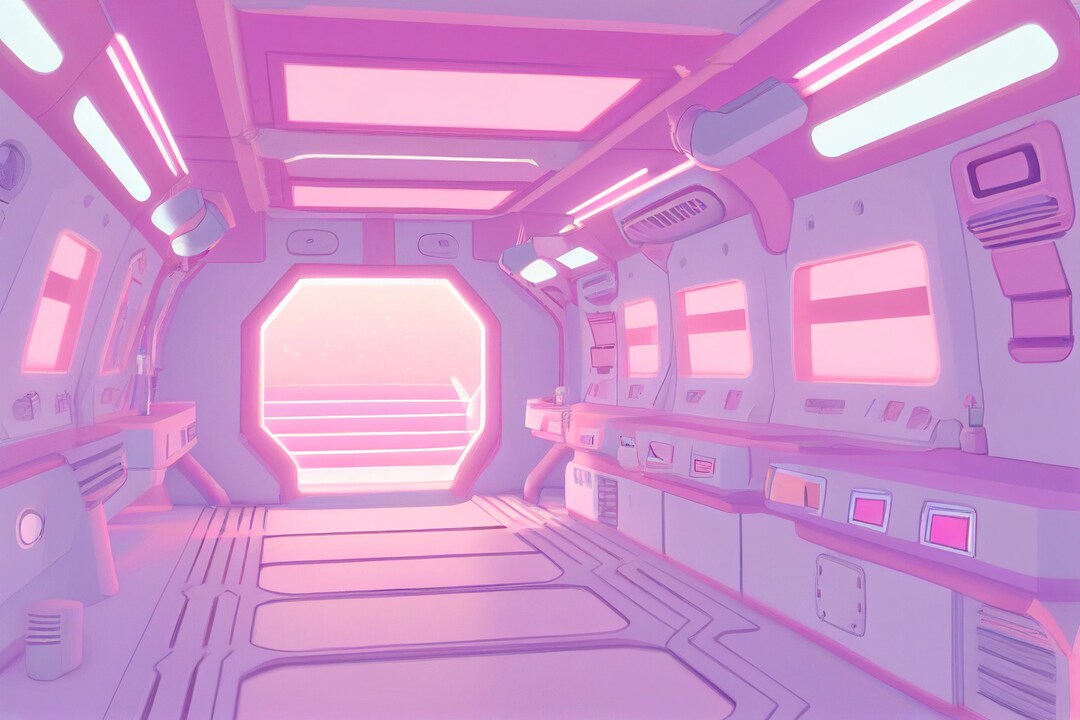 5 Space Station Stream Background Assets Perfect for Any V-tuber ...