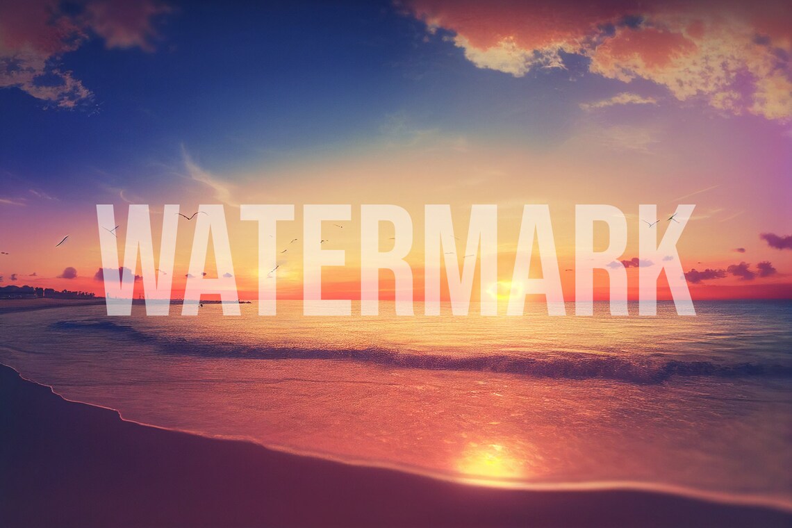 5 Beach at Sunset Stream Background Assets Perfect for Any V-tuber ...