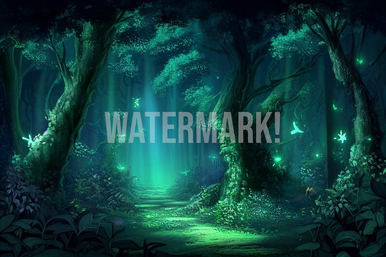 5 Enchanted Forest Stream Background Assets Perfect for Any V-tuber ...