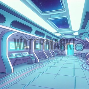 5 Space Station Stream Background Assets Perfect for Any V-tuber ...