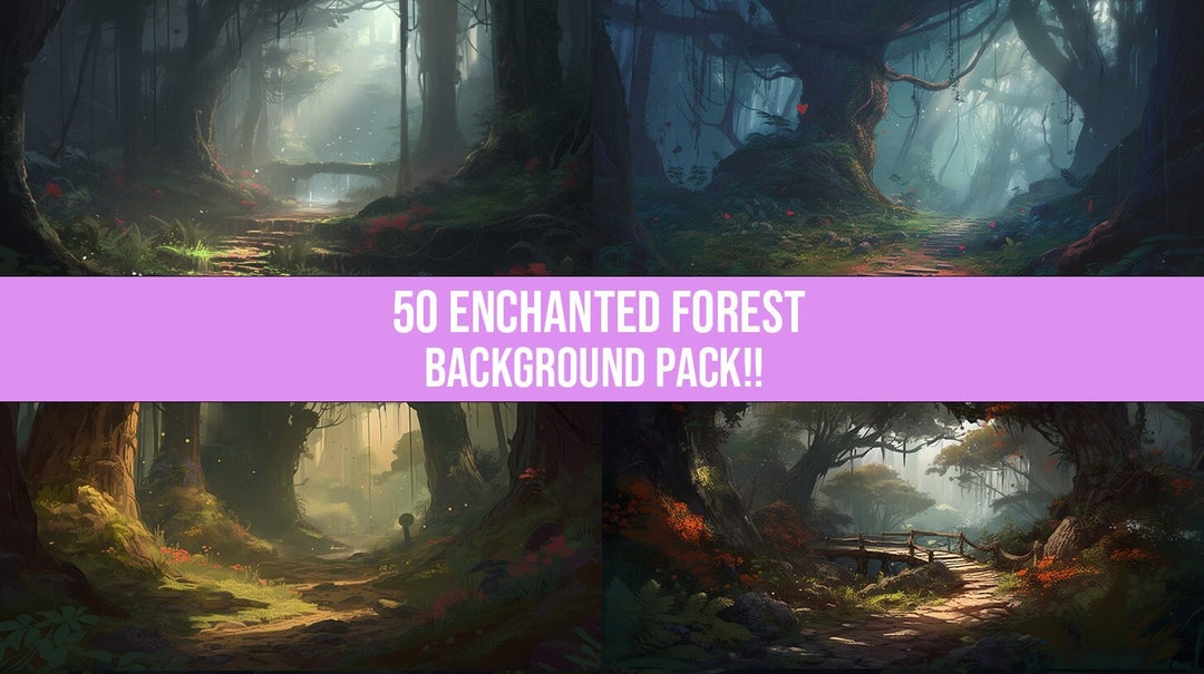 50 ENCHANTED FOREST BACKGROUNDS Beautiful Full Hd Stream Background ...
