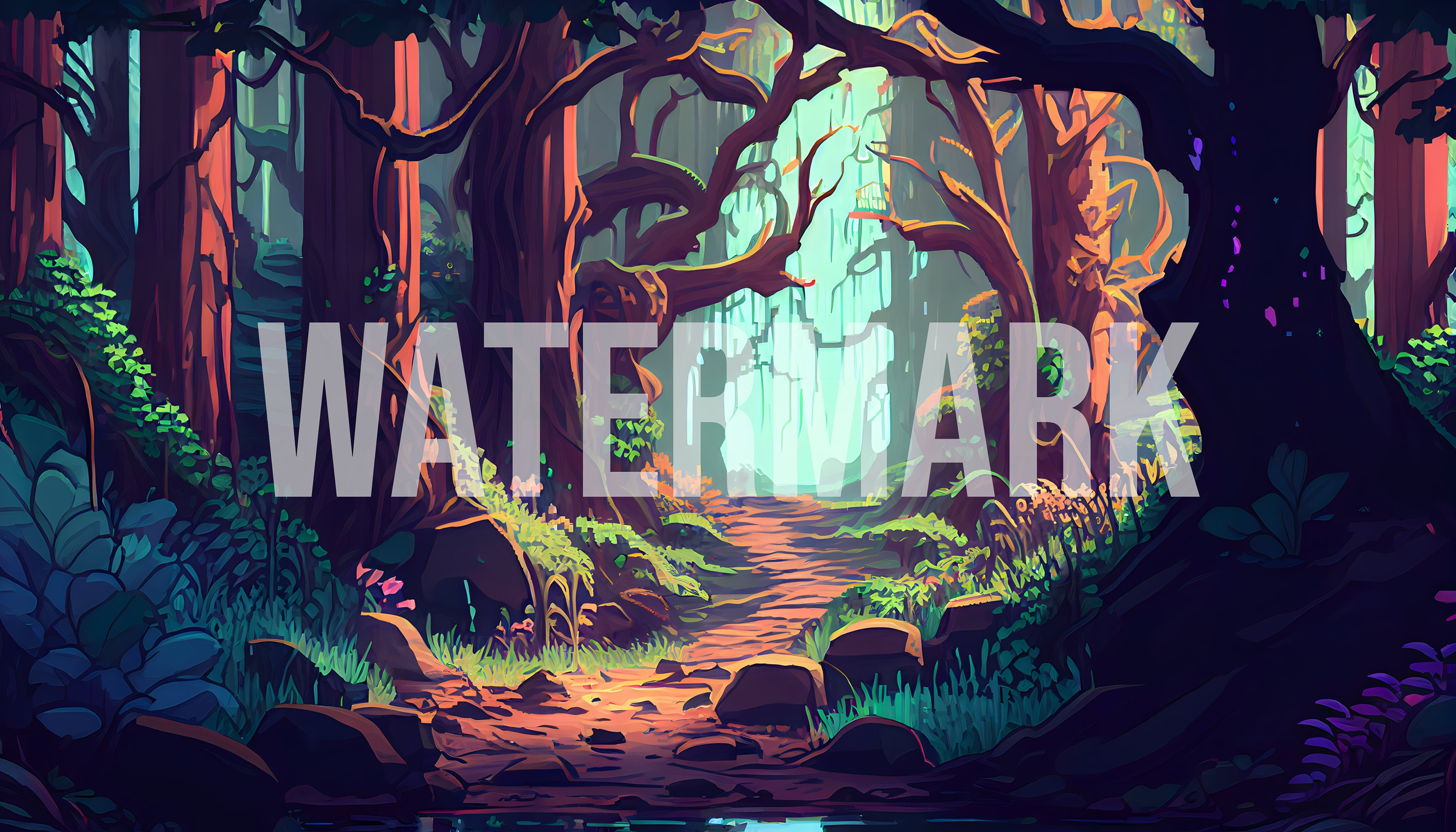 5 Pixel Art Enchanted Forest Background Assets 4k Wallpaper Perfect for ...