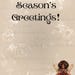 African American Christmas Fairy Art: Digital Holiday Greetings Card ...