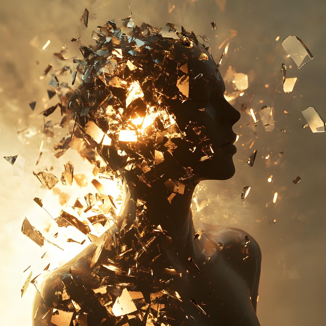 Fragmented Human 1 - Etsy