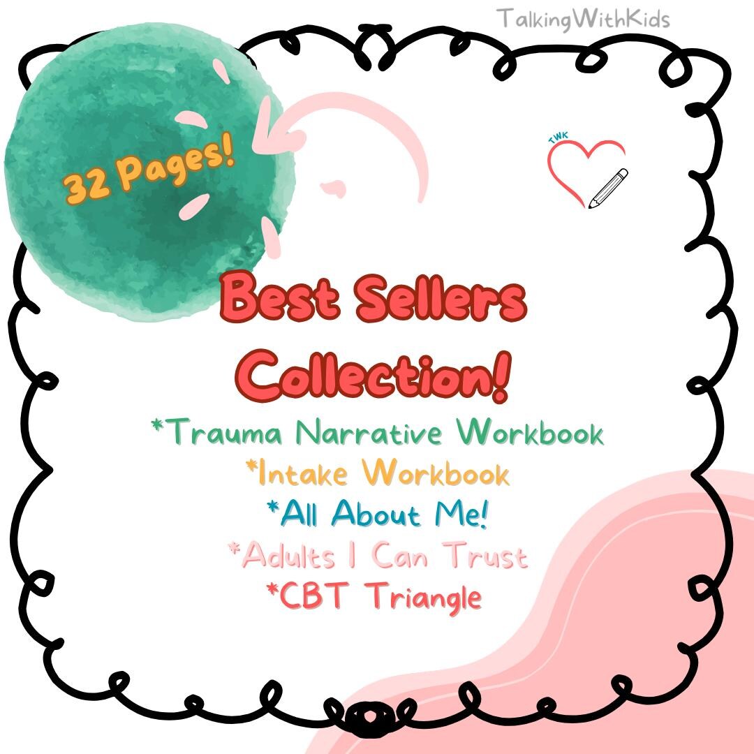 Therapy Workbook Bundle: Trauma Narrative, CBT Triangle, & More (A4 ...