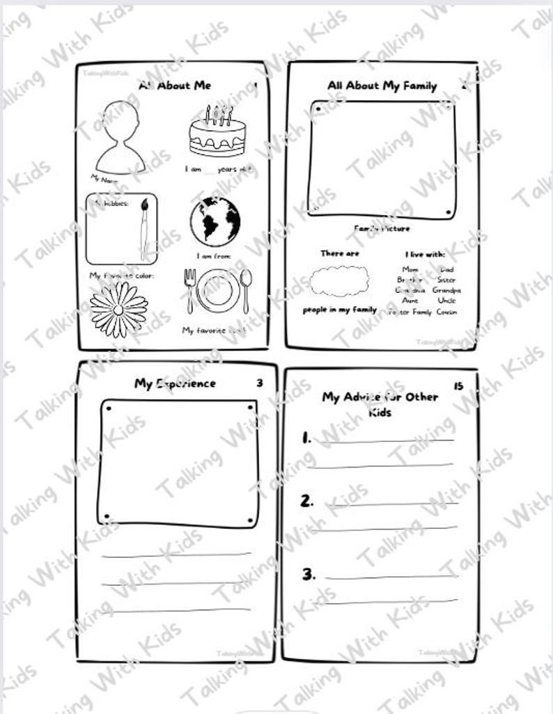 Trauma Narrative Workbook | TF-CBT Worksheet | Psychotherapy Workbook ...