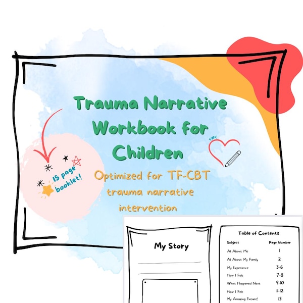 Trauma Workbook - Etsy