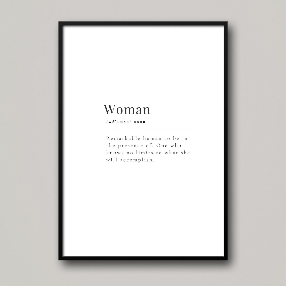 Woman Definition Inspirational Quote Wall Art Etsy woman-definition-inspirational-quote-wall-art-etsy
