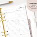PRINTABLE A5, A4 Letter Daily Planner, Printable Day on One Page ...