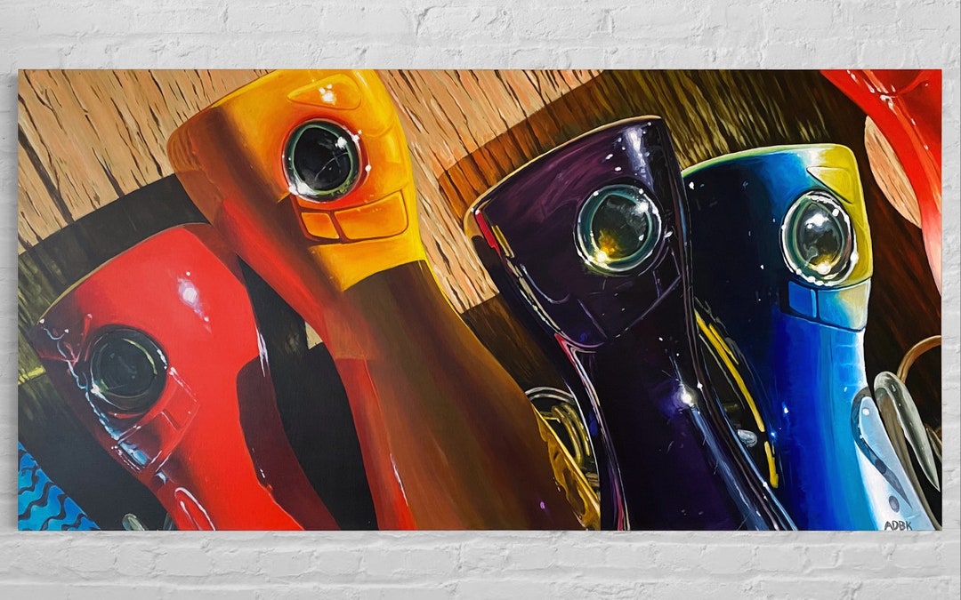 Rolled Paper Print of Saltwater Fishing Lures,beautiful Realism Popper ...