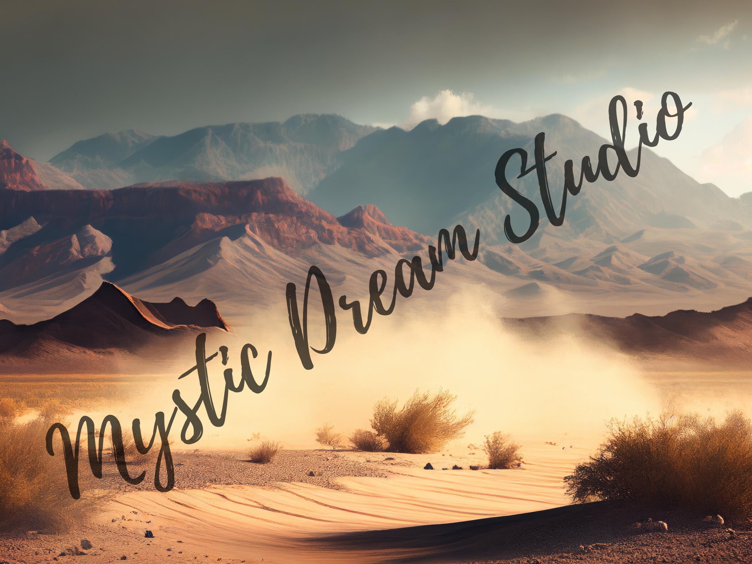 Desert Mountains Mesa Sand Dust Artwork Digital Download - Etsy